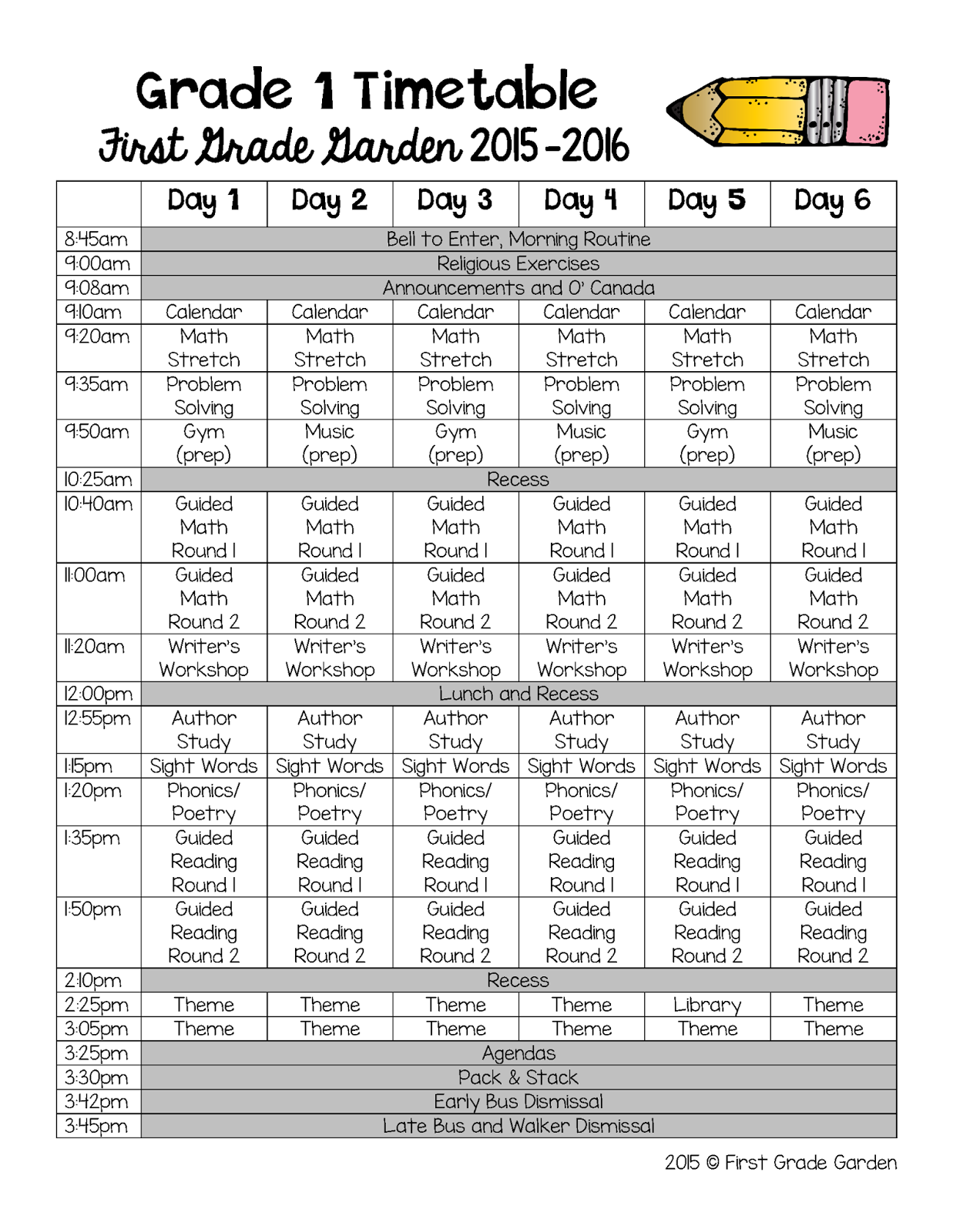 First Grade Garden Daily Schedule 2015 first-grade-garden-daily-schedule-2015