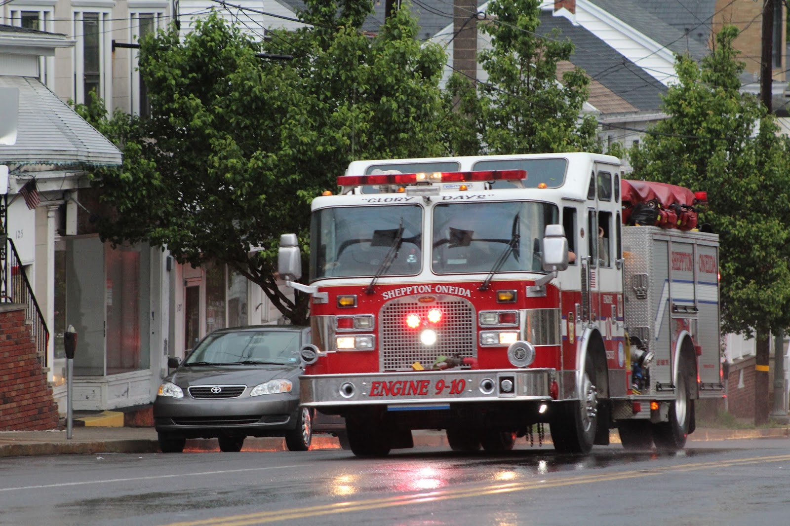Friendship Fire Company Kicks Off Block Party with Fire Truck Parade