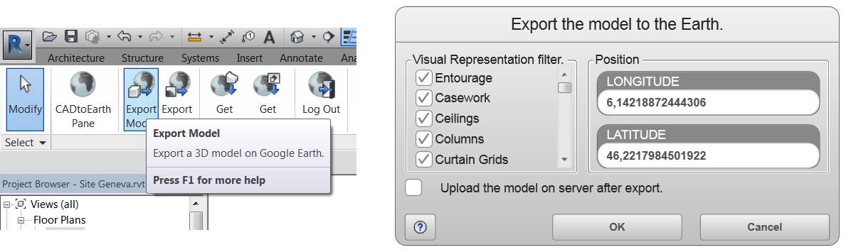 Start BIM: Buildings to Google Earth / .KMZ [Revit]