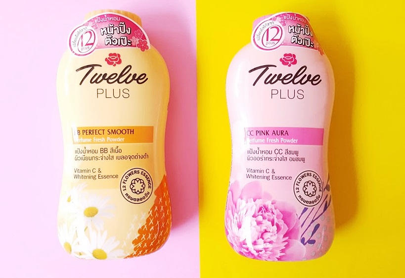 MG-review: แป้งน้ำหอม ทาผิว+หน้า Twelve Plus 2 สูตร ต่างกันยังไง ...