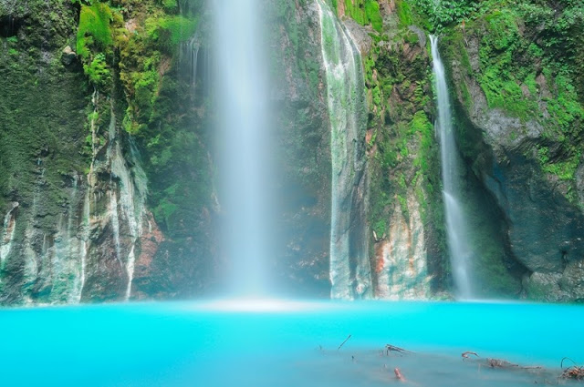 Two Color waterfall at Sibolangit, the best waterfall In Indonesia ...