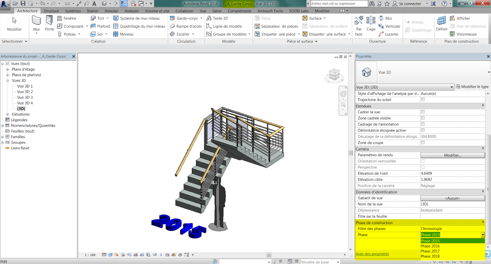 Revit-Mémo: Revit 2016_Phases et fichiers liés