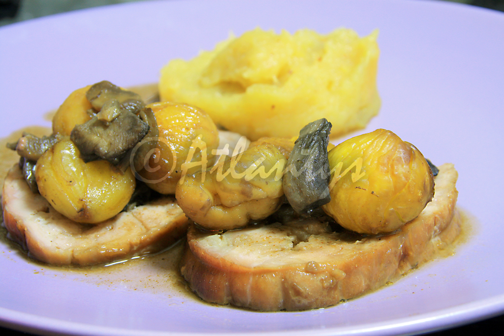Terapia do Tacho: Roti de peru com castanhas e puré de maçã (Turkey ...