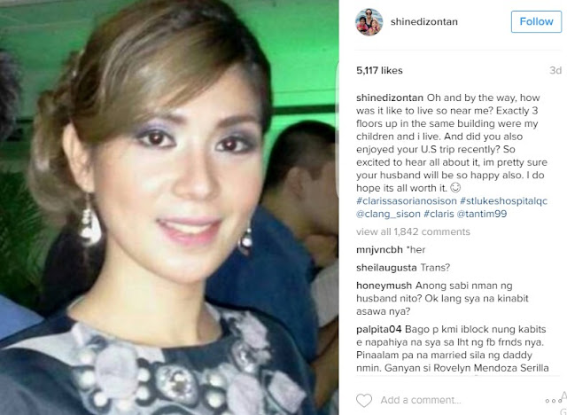 Sunshine Dizon Revealed Her Husband's Alleged Mistress on Her Instagram ...
