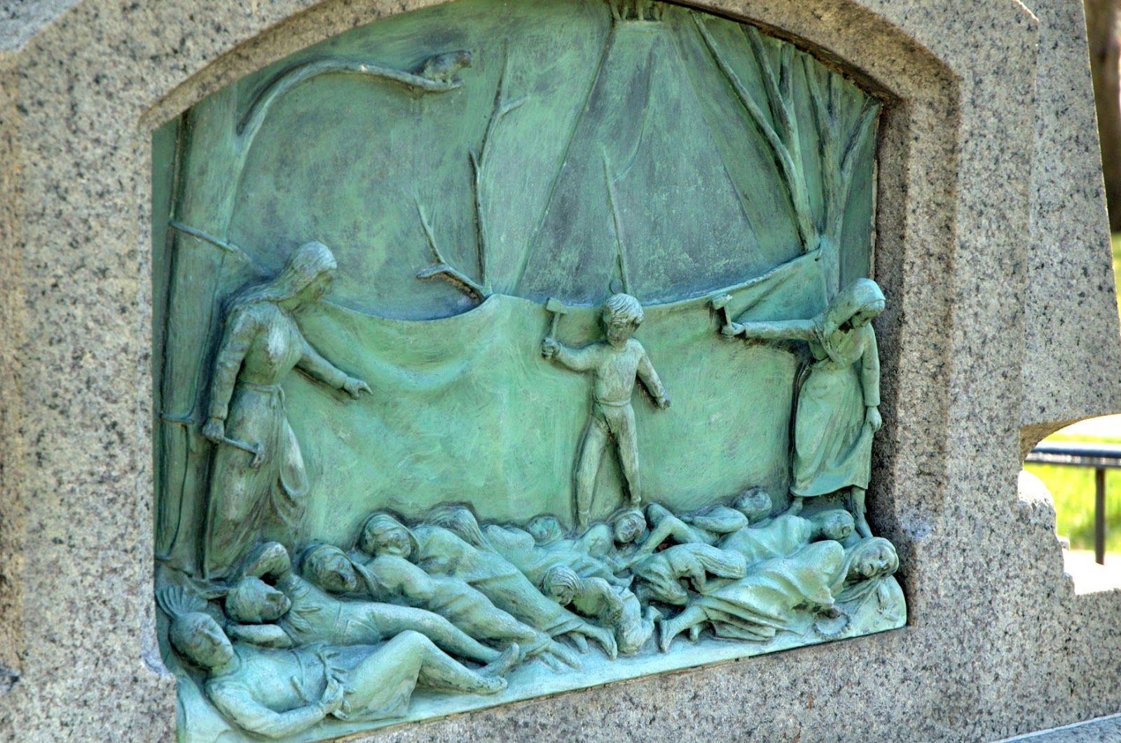 OTIS (Odd Things I've Seen): Scalp Condition: Hannah Duston Statues