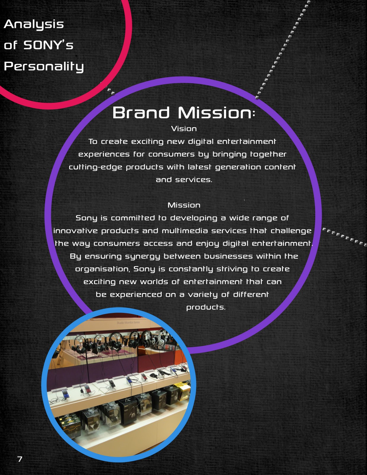 SONY Advertising Plans Campaign SIUC: Analysis of SONY's personality