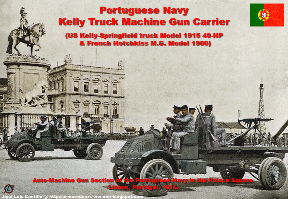 Armored Cars in the WWI: Auto-Machine Gun Section of the Portuguese ...