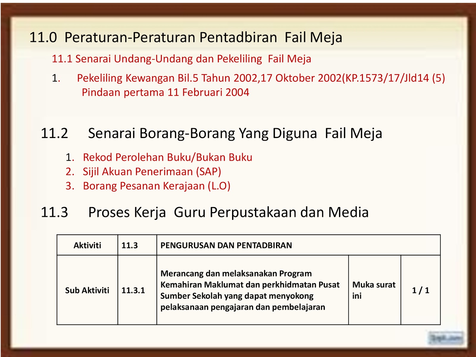 Pusat Sumber STARS: FAIL MEJA GPM
