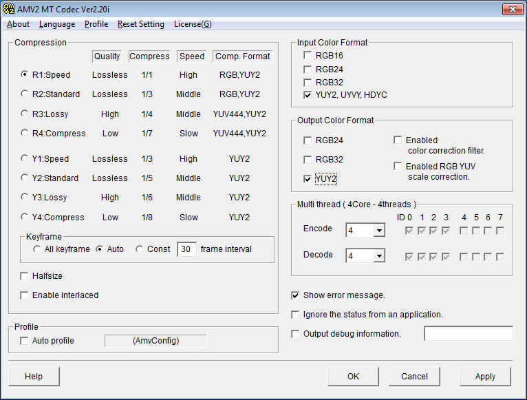 1080p60 with AMV2 and AMV4 codecs | TheThrillness Blog