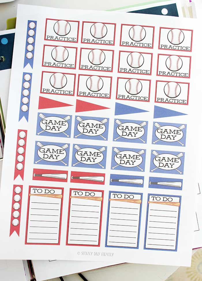 How to Get Organized for Baseball Season | FREE Printable Baseball ...