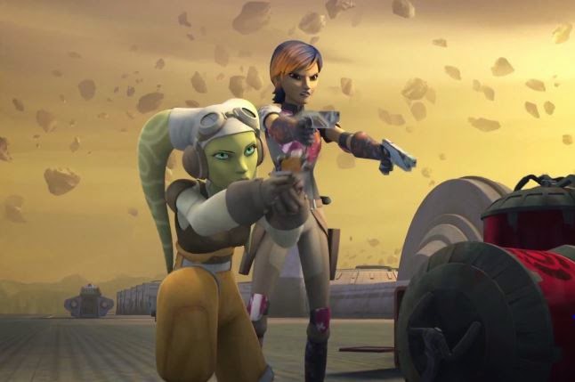 Hera & Sabine Fight Creatures In New 'Rebels' Clip | The Star Wars ...