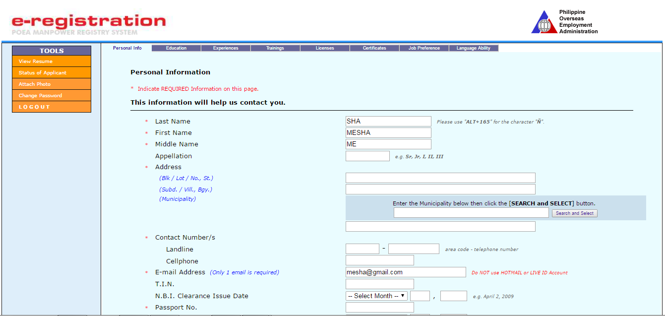 2017 Updates: How to apply POEA's online registation. - PH Trending