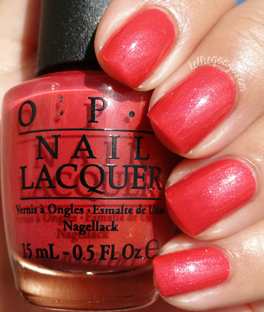 KellieGonzo: OPI Spring 2015 Hawaii Collection Swatches and Review