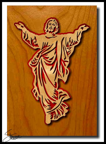 Scrollsaw Workshop: Jesus Scroll Saw Pattern.