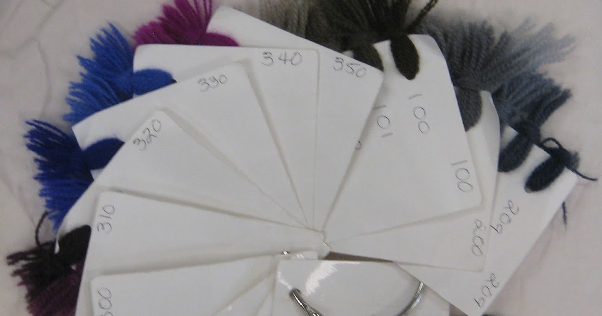 Needle Nicely: Paternayan yarn color wheels