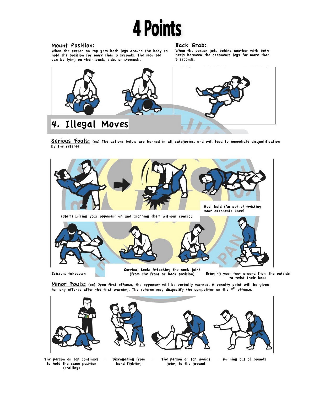 IBJJF Rules cartoons ~ maxbjj