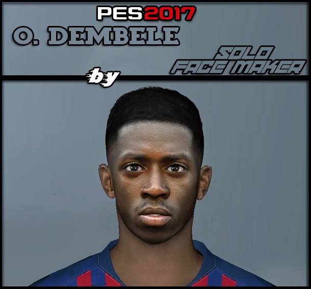 pes-modif: PES 2017 O. Dembele face by Solo Gamer Face Maker & Pes Editor