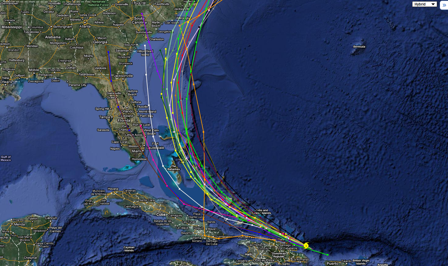 The Original Weather Blog: Hurricane Irene Heading Toward Bahamas ...