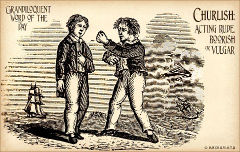 Elaina's Writing World: Hurple and Churlish