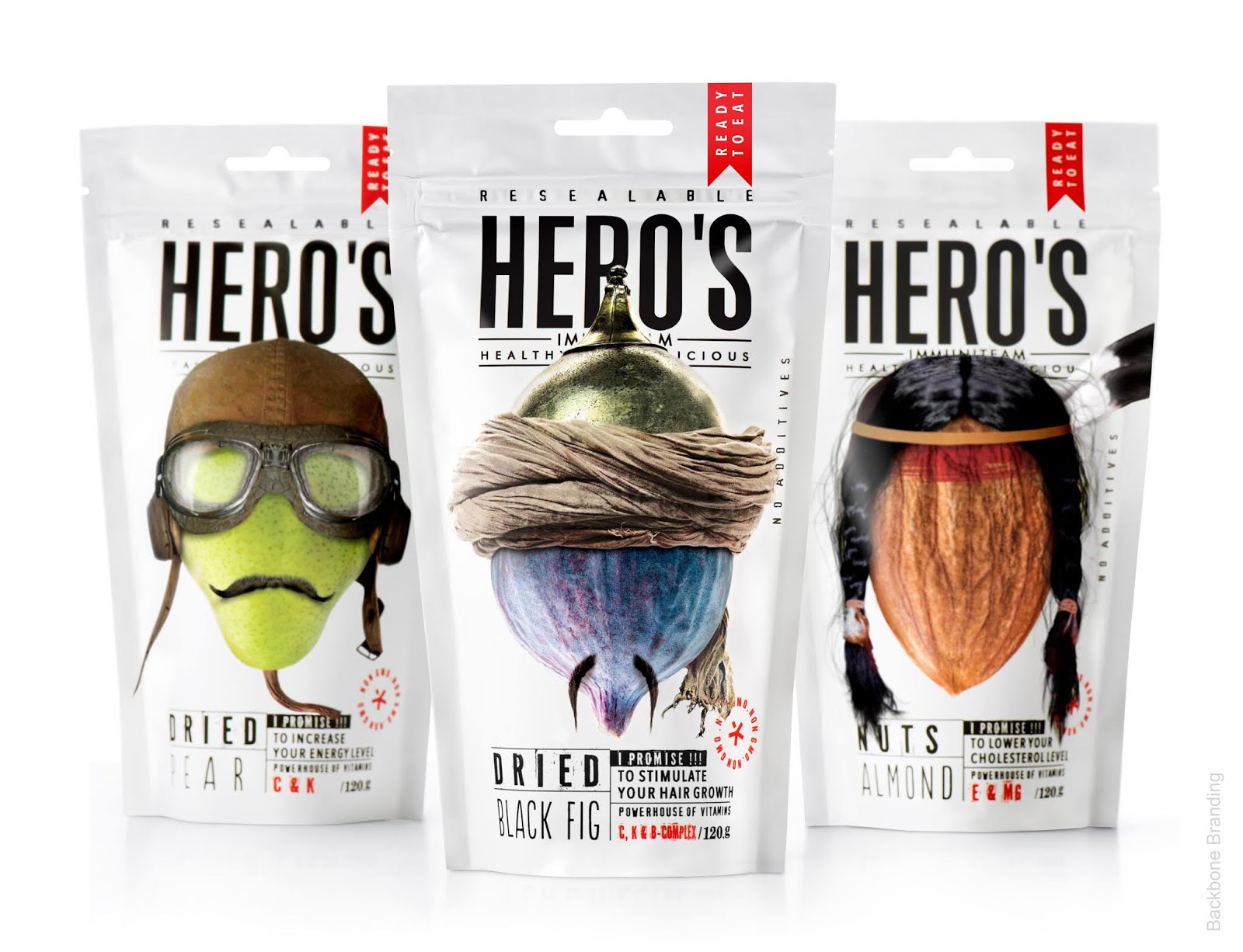 HERO'S on Packaging of the World - Creative Package Design Gallery