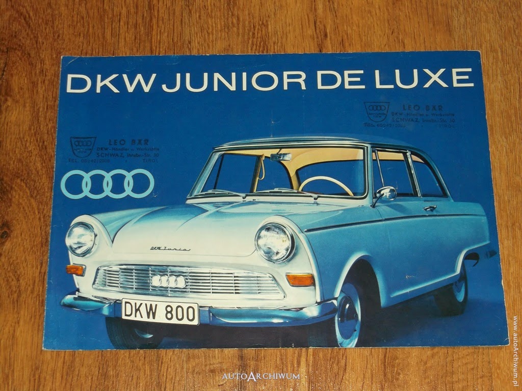 autoArchiwum | CZYTELNIA: DKW I AUTO UNION - PREZENTACJA PROSPEKTÓW Z ...