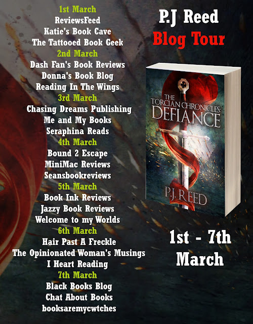 The Torcian Chronicles:Defiance by P.J. Reed #BookReview #BlogTour