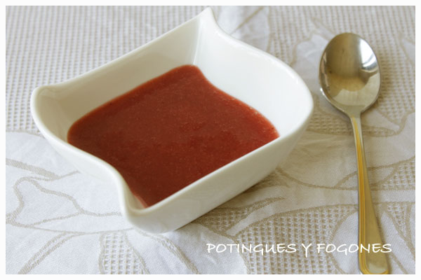 POTINGUES Y FOGONES: Coulis de fresa