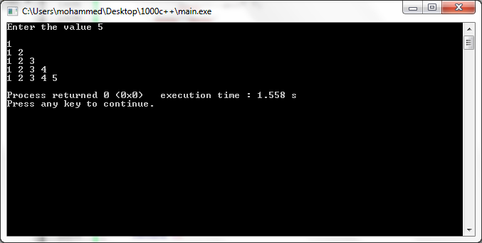 Programmers Area: C++ program to generate pyramid of numbers Programmers Area: C++ program to generate pyramid of numbers