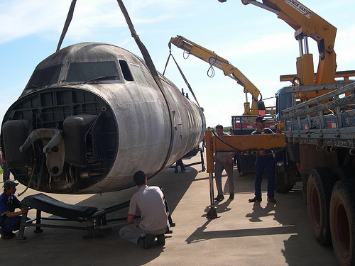 Avioes Abandonados Brasil: F 27 PT-LAF O Sobrevivente