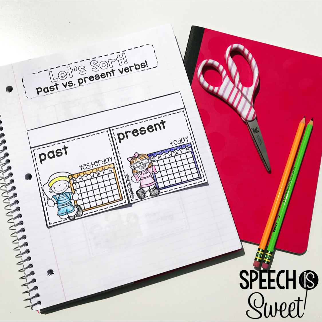 August Interactive Language Notebook - Speech is Sweet