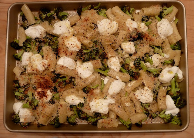Cracked Pepper: Sheet Pan Pasta with Broccoli