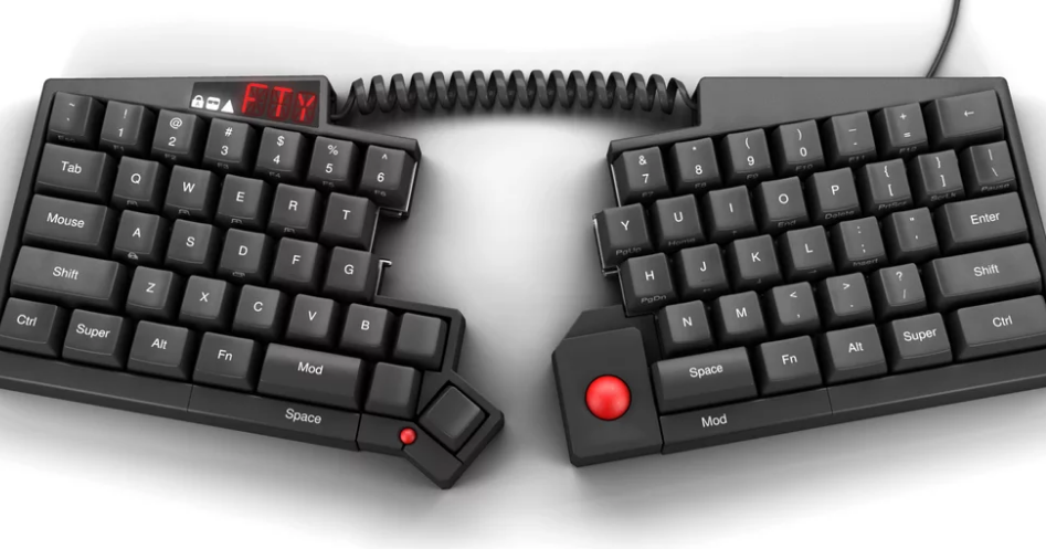 TIC TAC TECH: KEYBOARD THAT CAN SPLIT INTO TWO HALVES