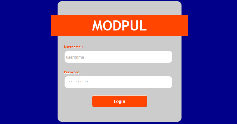 CARA MEMBUAT FORM LOGIN KEREN UNTUK PHP ATAU HTML BLUE ORANGE | exmodshare