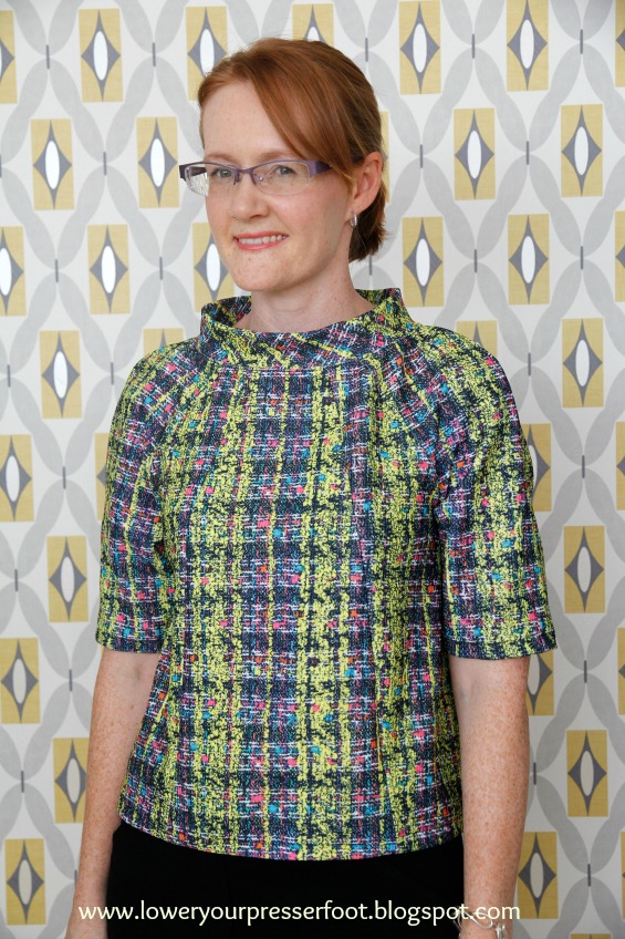 Burda of the month: 2/2016 #118 raglan sleeve top | lower your presser foot