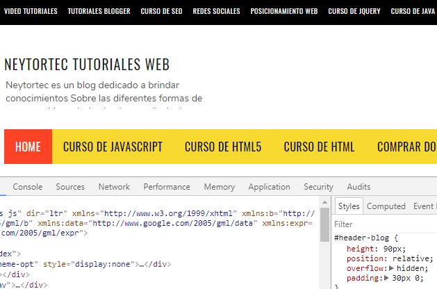 Códigos de colores HTML - NeytorTec Tutoriales Web