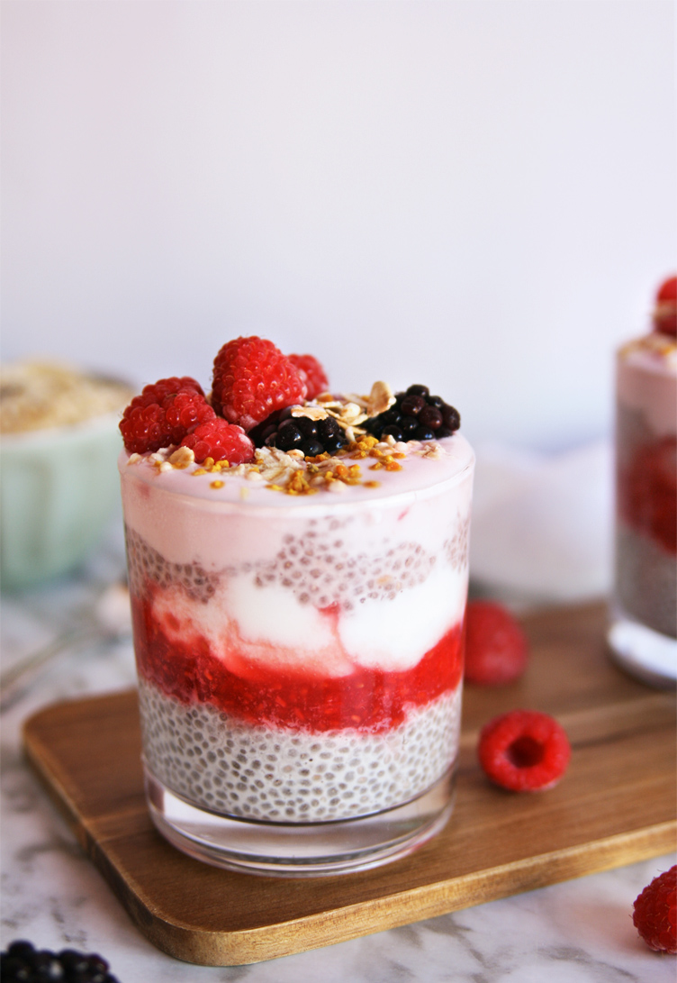 Raspberry Chia Pudding