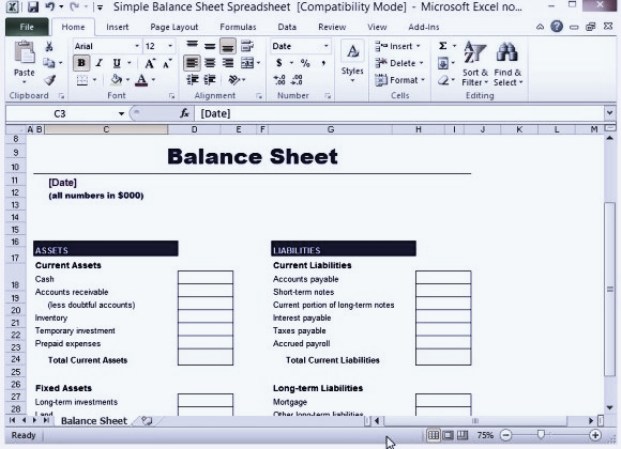 Excel Templates Format Balance Sheet Formats In Excel Excel Templates Format Balance Sheet Formats In Excel