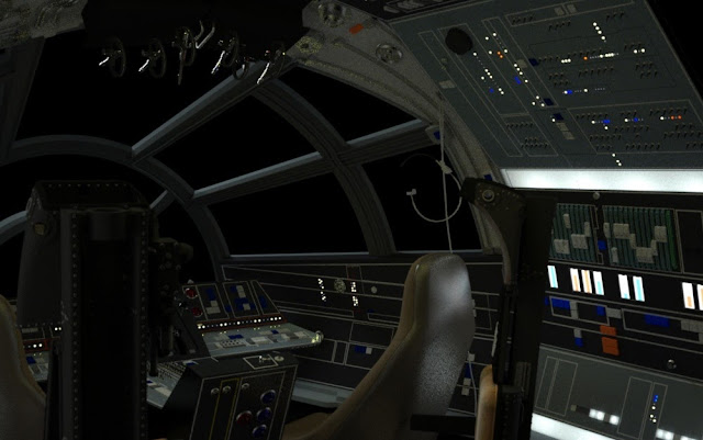 Stinson's All Things Star Wars Blog: Millennium Falcon Cockpit Mystery ...