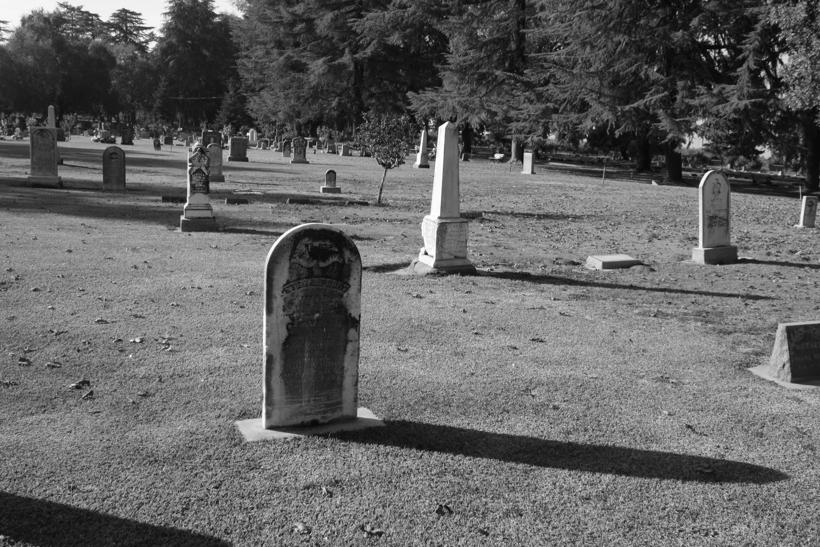 Sluggo's House O' Spookiness: Del Rey Cemetery, Sanger, CA