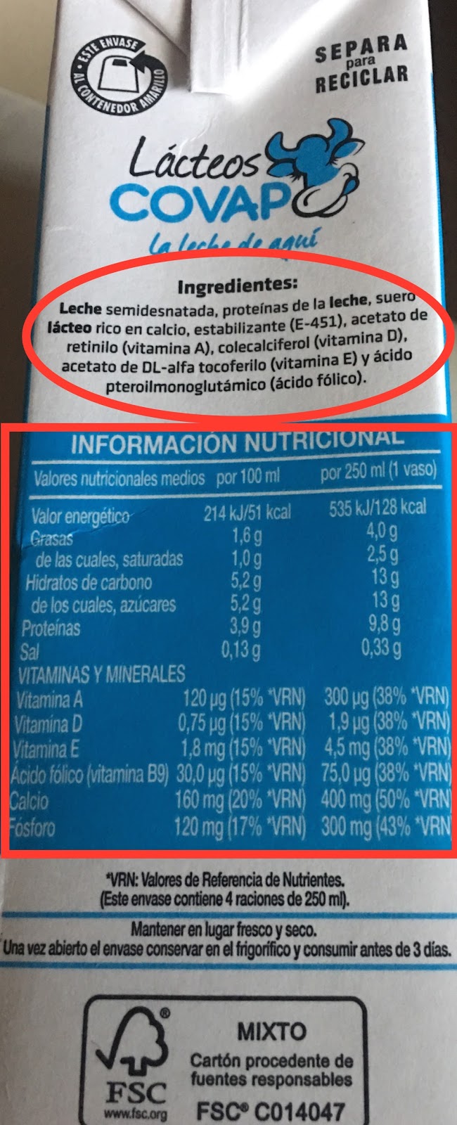 ¿QUÉ HAY EN LA ETIQUETA?