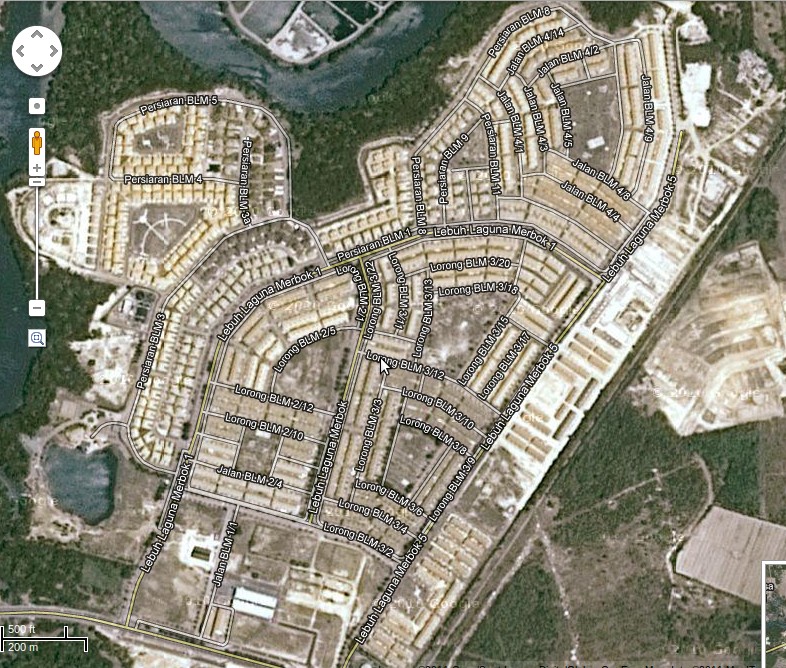 LagunaMerbok: Peta Bandar Laguna Merbok.