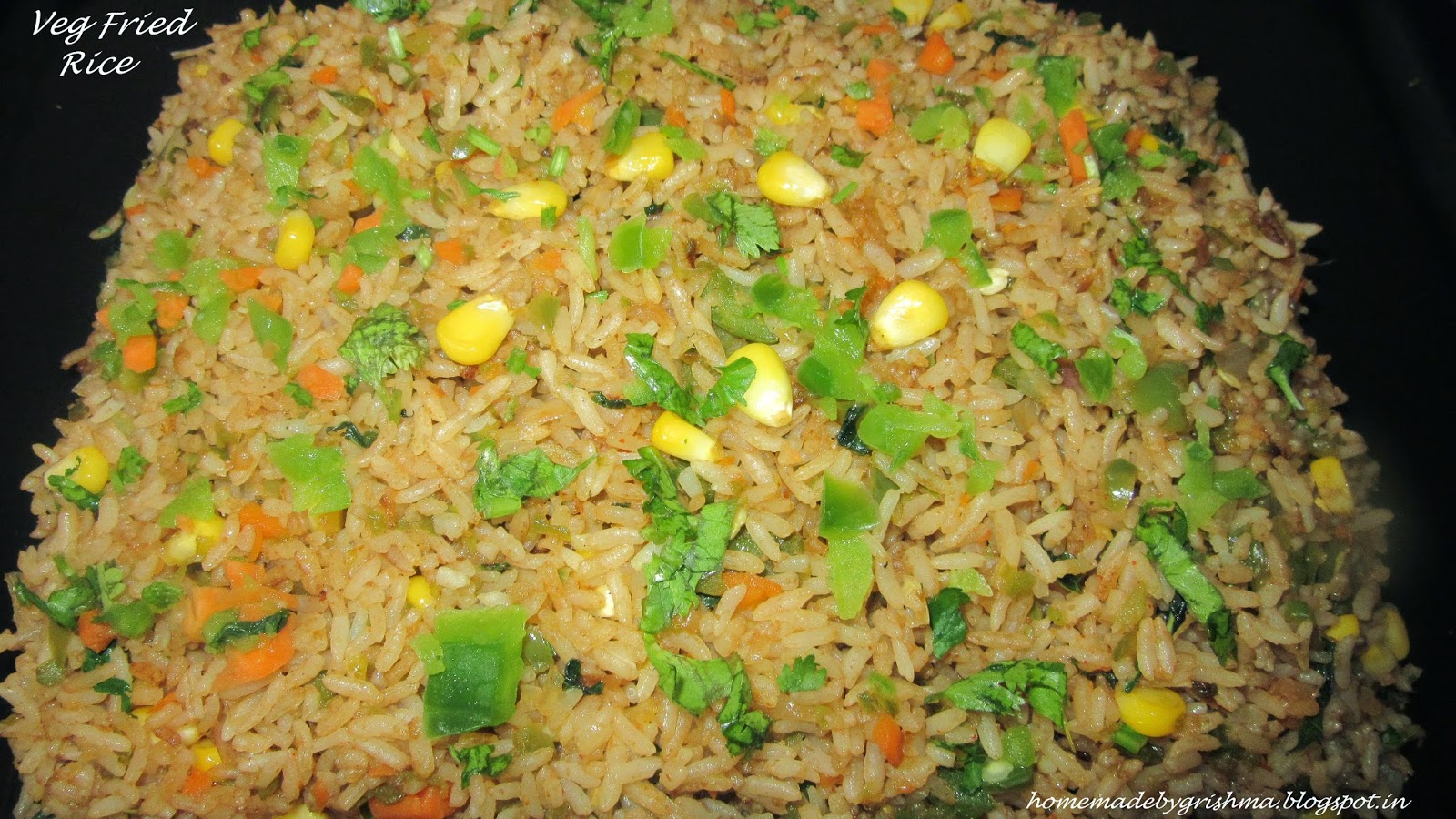 Homemade Delicacies: Veg Fried Rice