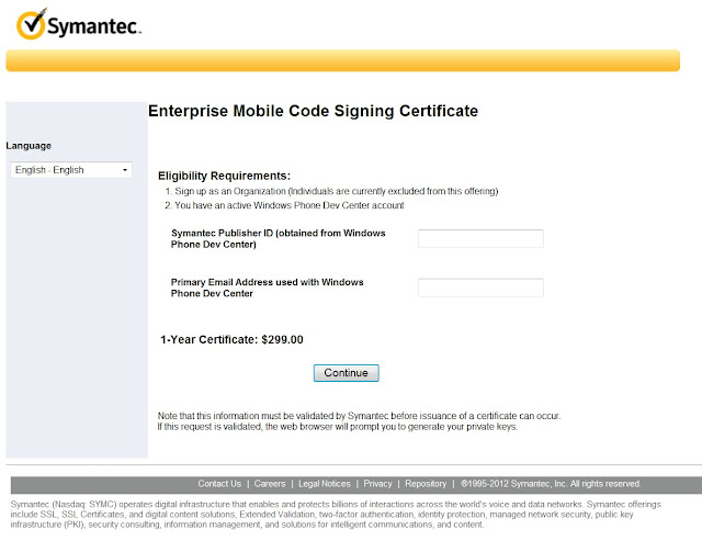 Once youhave paid Symantec they also do some validations and they will ...