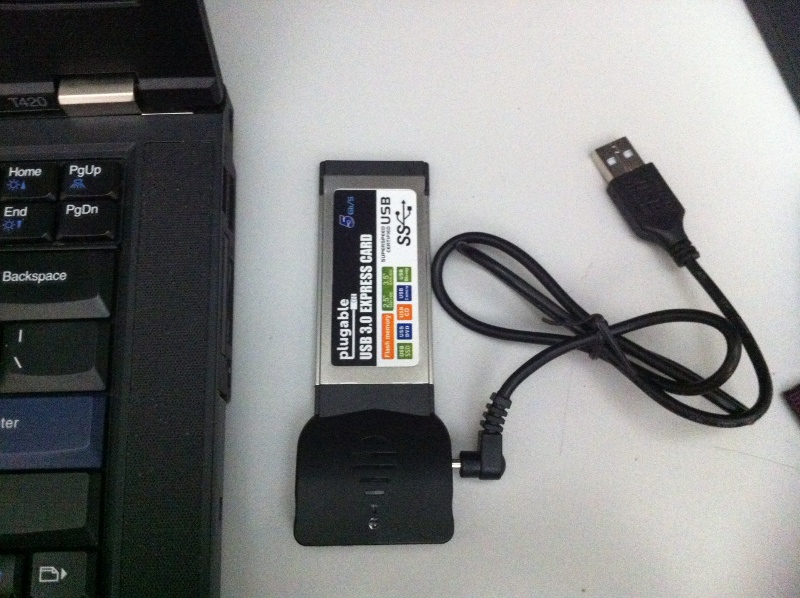 Fortysomething Geek: Adding USB 3.0 to a Thinkpad T420 with Ubuntu