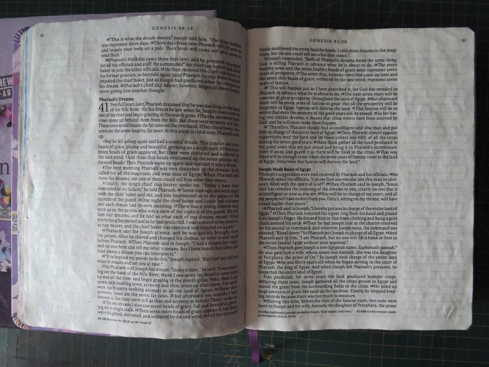 Bybel Legkaart: Bible Journaling - Genesis 39 & 40