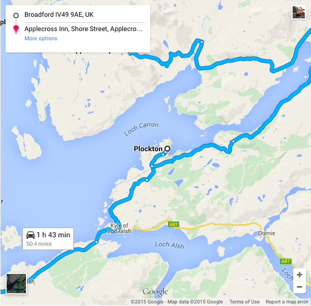 Richard's GBS Zero: Skye to Inverness 2: Applecross and a Breakdown