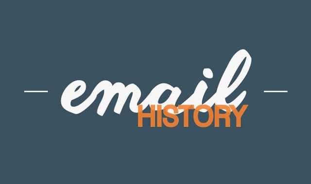 Email History #infographic - Visualistan
