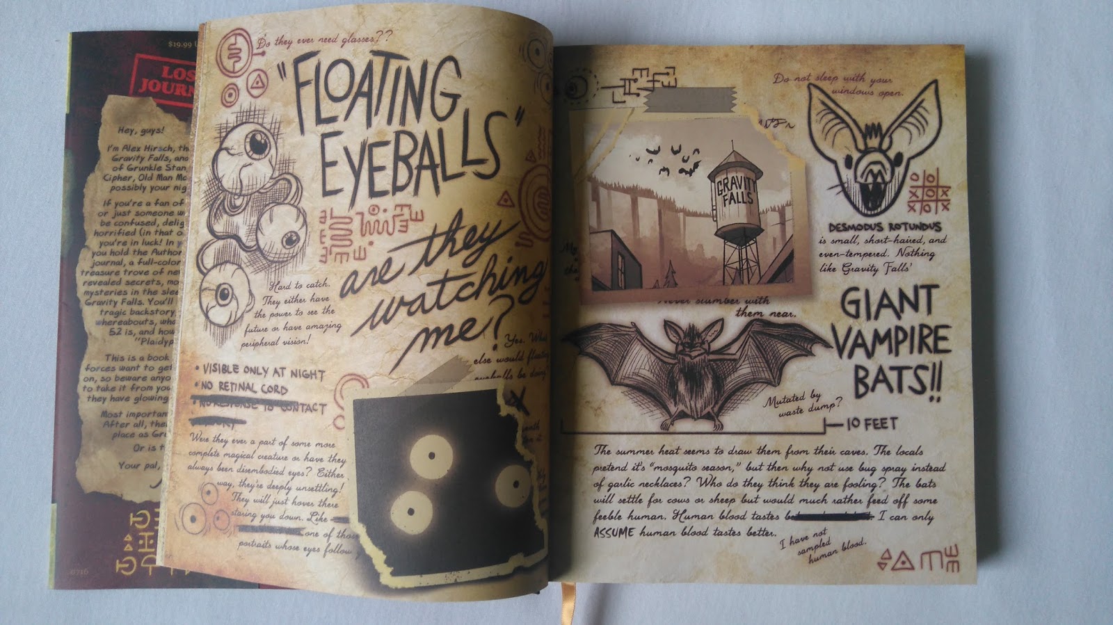 KaikiNeko: Gravity Falls: Journal 3 review and Cipher Hunt impressions