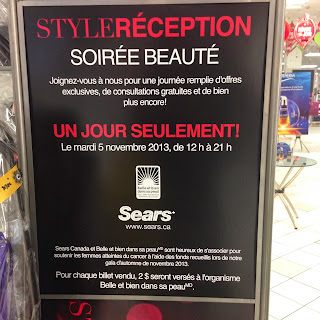 Sears Carrefour Laval Cosmetics Gala