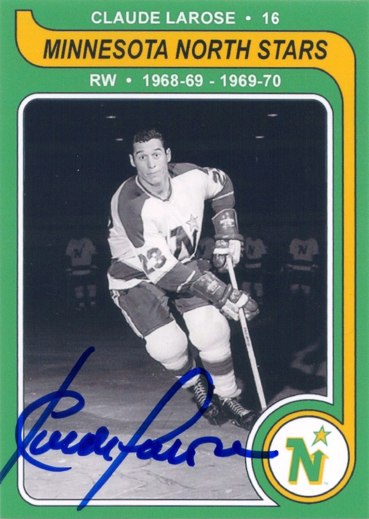 Minnesota Sports Autograph Project: CLAUDE LAROSE